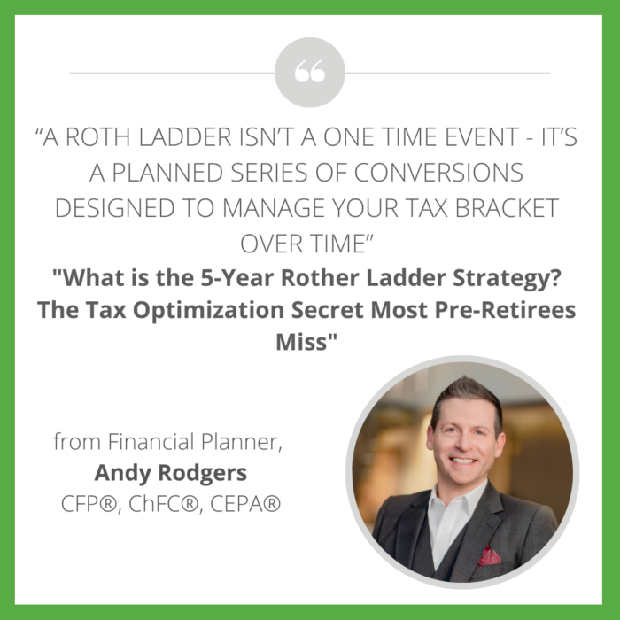 What Is the 5-Year Roth Ladder Strategy? The Tax Optimization Secret ...